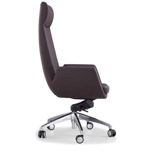 Quality Tilt Sterling Executive Leather Office Chair Aluminium Frame for sale