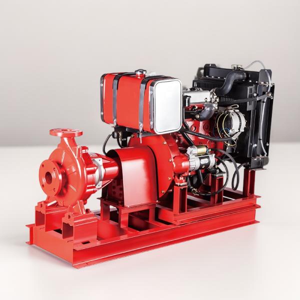 Quality 200gpm 27HP Diesel Engine Centrifugal Fire Pump Set with Control Panel for sale