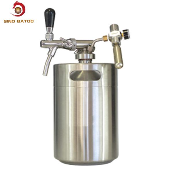Quality Carbonated Pressurized 5L Mini Keg Beer Dispenser CO2 System for sale