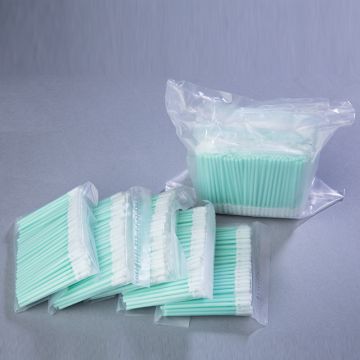 Quality Electronic Assembly ESD Safe Foam Tip Swabs Disposable with Green PP Stick for sale