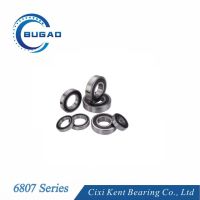 Quality Bearing Steel Radial Bearing 6807 P5 for Miniature Bearings Deep Groove Ball for sale