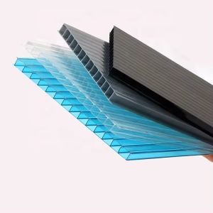 Quality 8MM 10MM 12MM Polycarbonate Cellular Roof Panel Material Transparent Polycarbona for sale