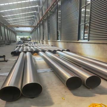 Quality Factory supplier ASTM B338 titanium welded pipe OD377mm For Ocean Engineering for sale