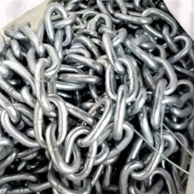 Quality Hot-Dip Galvanized Studless Anchor Chain | Open Link Grades U1, U2 and U3 for sale