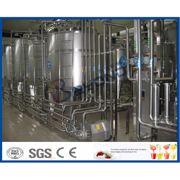 Quality Yogurt Processing Plant Yogurt Processing Equipment 5 - 200 TPD Full Automatic for sale