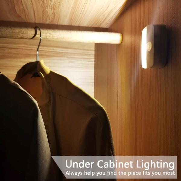 Quality Energy Saving Wireless Smart LED Night Light Motion Sensor For Closet Bedroom for sale