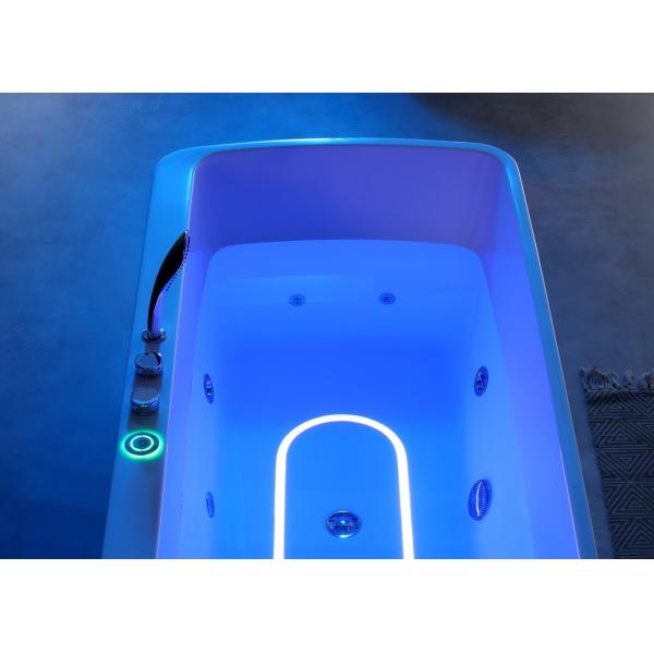 Quality Massage Bathtub With One Piece Led Bottom Light for sale