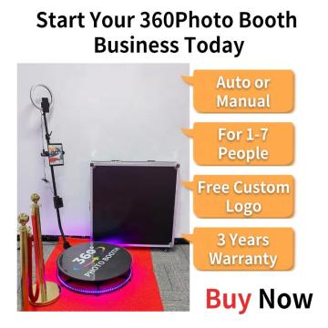 Quality 80-120CM Rotating Stand Wedding Fantasy 360 Photo Booth Overhead Machine with for sale