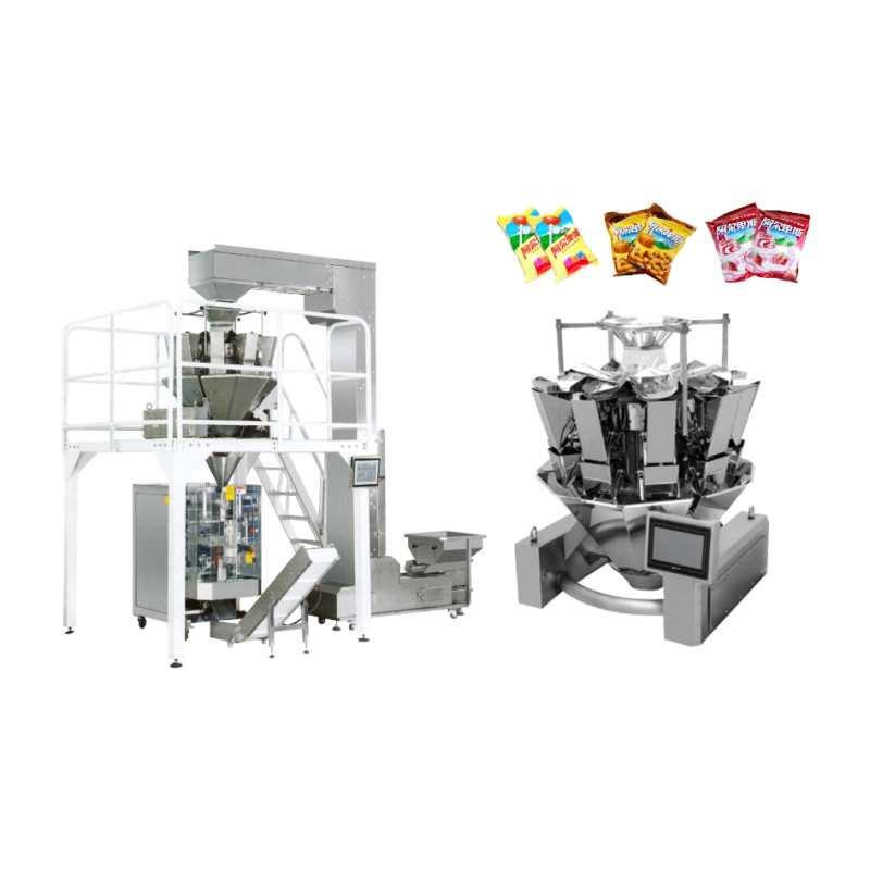 PD200 Automatic Weighing Packing Machine 10 Heads Multi Weigher Foods Packaging Machine With 2.5L Hopper 1
