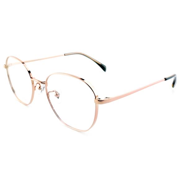 Quality FM2590 Executive Optical Metal Frame Full Rim Round Customized Eyewear for sale