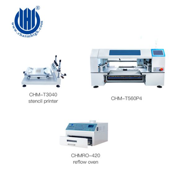 Quality 400W Desktop SMT Mounting System with 4 Nozzles and 0.015mm Control Accuracy for sale