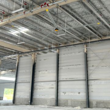 Quality 1.5KW Power Supply 5-Blade 7.3m 24FT JUNYI Industrial HVLS Ceiling Fan for for sale