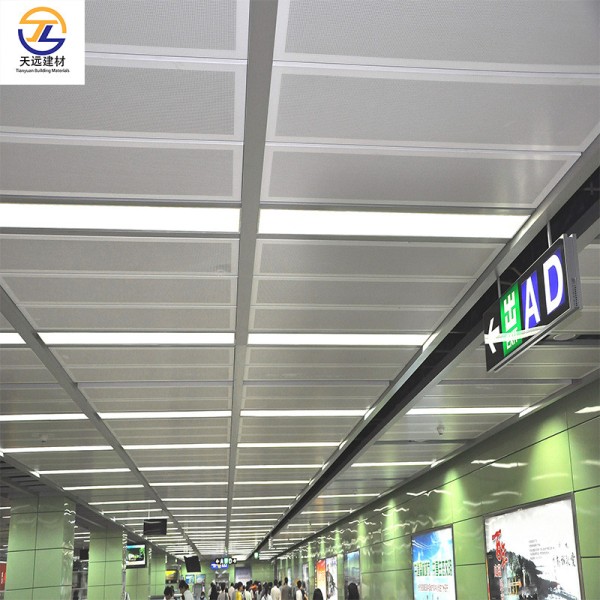 Quality Indoor Fireproof Soundproof ACP Wall Panel Perforated Aluminium Ceiling for sale