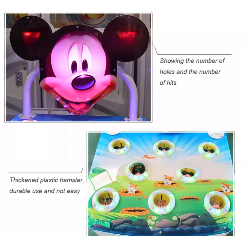 Close-up of game controls and display