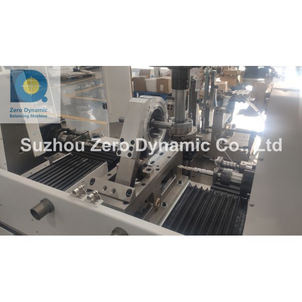 Quality Two Station Electric Tricycle Motor Rotor Balancing Machine End Plane Drilling for sale
