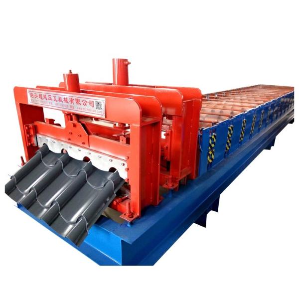 Quality 5.5kw 12m Min Aluminium Panel Roof Tile Roll Forming Machine for sale