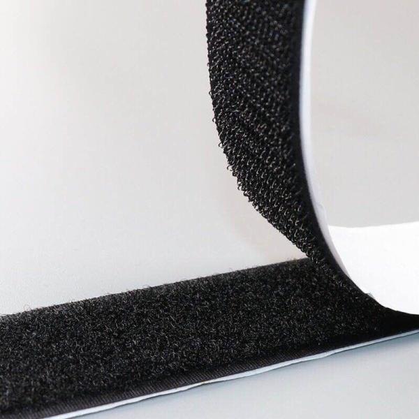 Quality Strong Rubber Adhesive 20mm Hook and Loop Rolls for Cable Wire Cord Management for sale