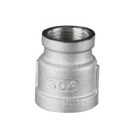China Stainless Steel Screwed Threaded Pipe Fittings Reduce Coupling factory