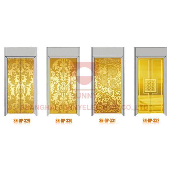Quality Residential Platform Illumination Elevator Cabin Decoration Elevator Door Panel for sale