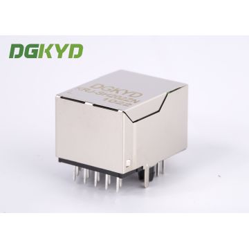Quality 10 PIN RJ45 With Integrated Magnetics Gigabit Cat 6 RJ45 Connector for sale