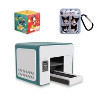 Quality 300mm Flatbed LED UV Printer A3 Pvc Card Printing Machine With Varnish for sale