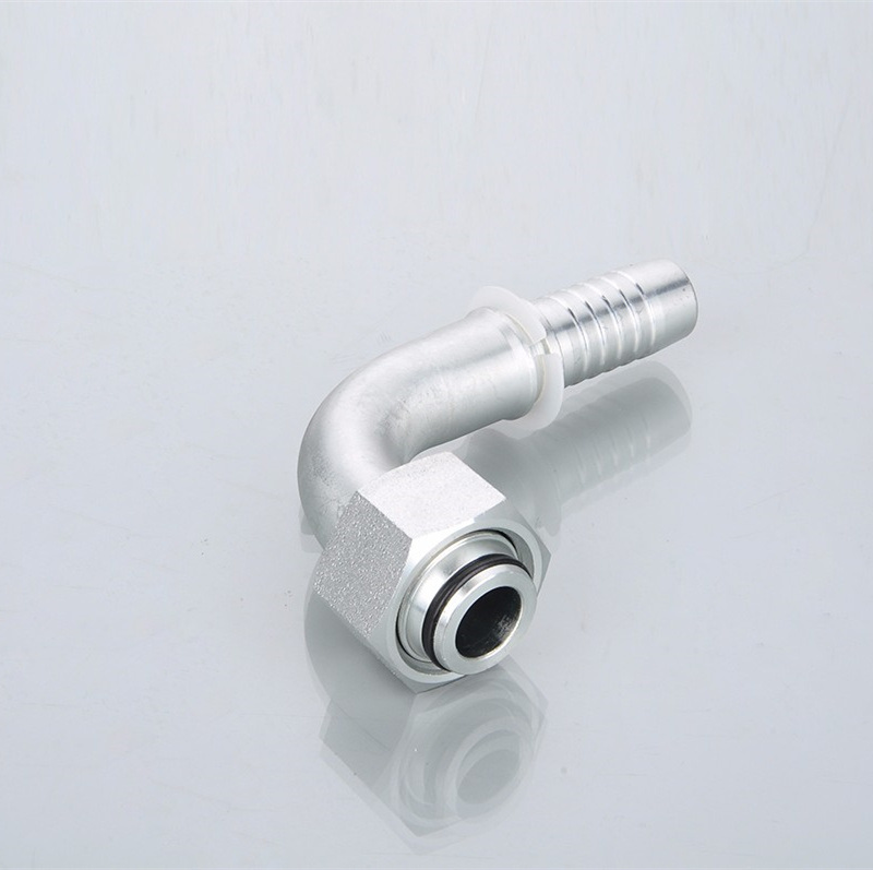 20491 Metric Female Flat Seat 90 Elbow Hydraulic Hose Connectors and Fittings 20491