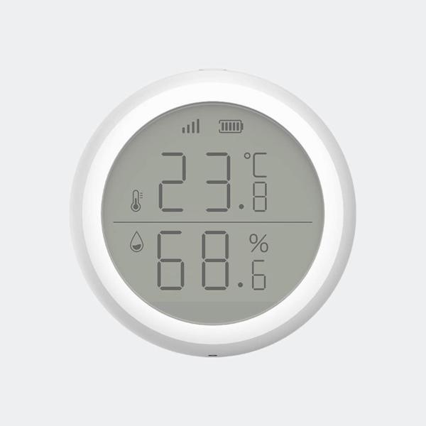Quality DC 3V Zigbee Temperature Humidity Sensor 100m Tuya Smart Temperature Sensor for sale