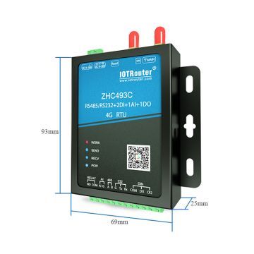 Quality Wireless Remote Control MQTT Modem RTU RS485 To 4G DTU LTE CAT 1 Modem for sale