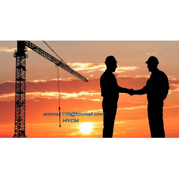 Quality New TC6513 Hammer Head Tower Crane with Jib 65m Tipe Load 1.3t Max.load 8t for sale