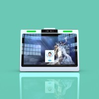 Quality JP1307 13-Inch Desktop Facial Recognition Visitor Machine Utilizes deep learning for sale