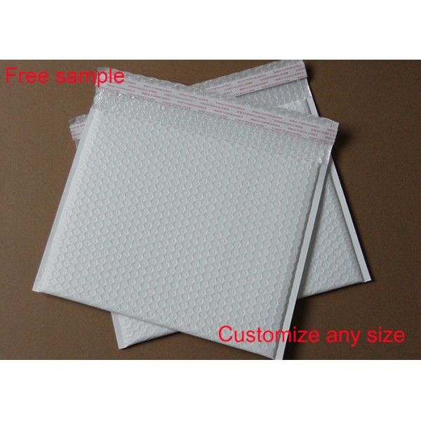 Quality Shock Resistant Poly Bubble Mailers , Bubble Mailer Envelope With White Color for sale