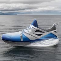Quality Biodegradable Eco Friendly Running Shoes Knitted Upper Breathable for sale
