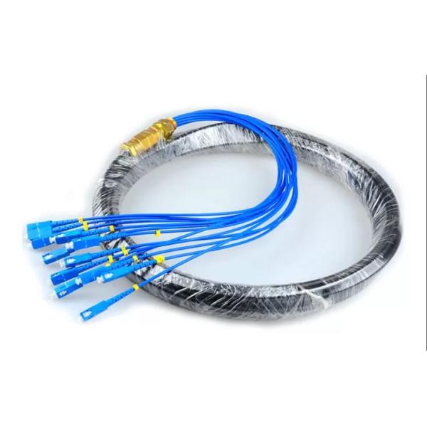 Quality CATV Network Patch Cord Pigtail 8.9mm Single Mode 12 Core Outdoor SC Pigtail for sale