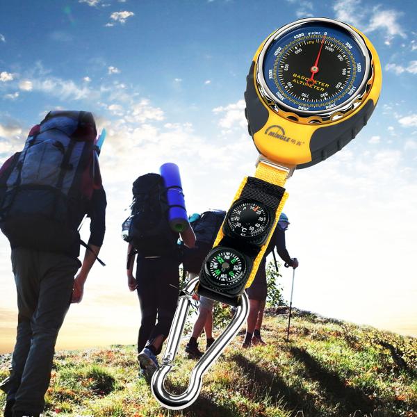 Quality Mountain Climbing Mingle Thermometer With Altimeter Barometer Compass For for sale