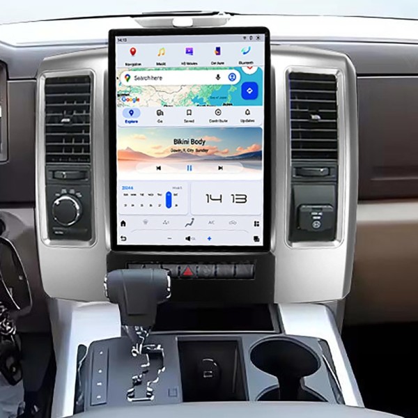 Quality VIKNAV 13.8 inch Car Radio For Dodge RAM 2008-2011 Wireless Carplay for sale