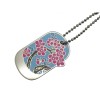 Quality Customize Enamel Metal Stamp Tags OEM Free Design Zinc Alloy for sale