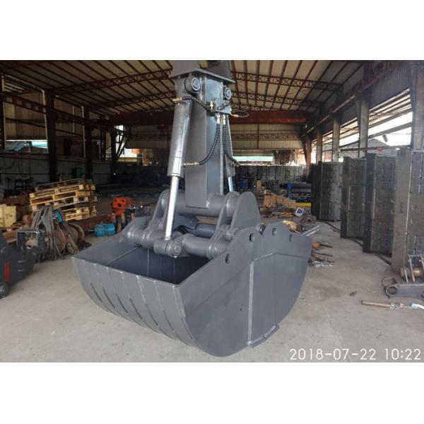 Quality Professional Hydraulic Grapple Attachment , Hydraulic Grab Bucket Double for sale