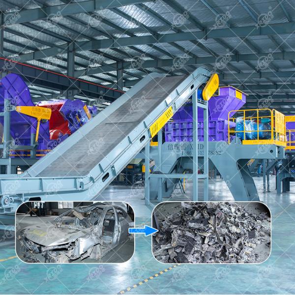 Quality Xrido Car Shell Shredder for Metal Recycling High Efficiency for sale