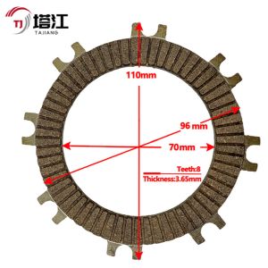 Quality Universal Black Bolt On Motorcycle Clutch Kits 130mm Diameter for sale