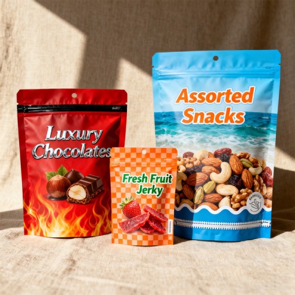 Quality Custom Size Accepted Matte Mylar Bag Packaging Flavors of Nuts Candy Zero Aluminum Foil Ziplock Bag Logo Accepted for sale
