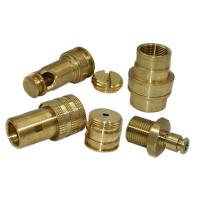 Quality ISO 9001 Brass Precision Turned Components Micro Machining Tolerance 0.001mm for sale