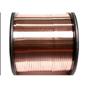 Quality 130 - 220℃ Self Bonding Wire Super Fine Rectangular / Square Enameled Copper for sale