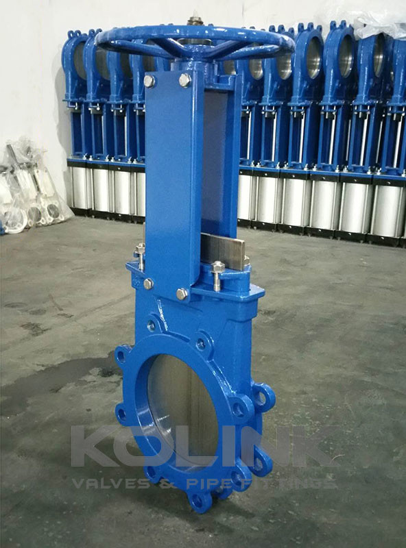 Quality Unidirectional Knife Gate Valve Lugged Cast Steel Class150 PN16 for sale