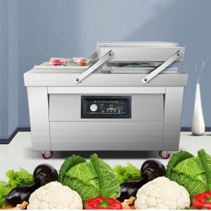 Quality Electric Cartons Provided Double Chamber Vacuum Packing Machine with 1000W 750W for sale