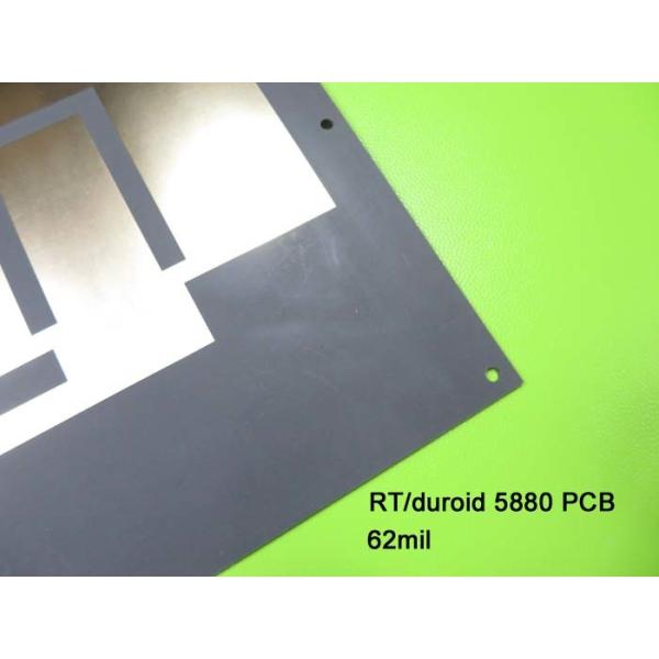 Quality RT/Duroid 5880 62mil 1.575mm Rogers PCB Board For Aireline Broadband Antennas for sale