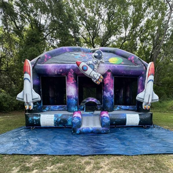 Quality Blower Pretty Good Kids Party Astronaut Castle Spaceship Inflatable Bounce House for sale