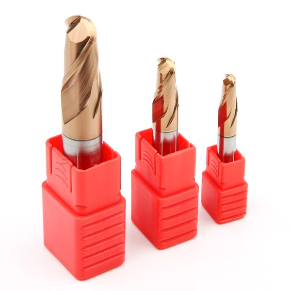 Quality Custom Carbide Ball Nose End Mill 2 Edge Tungsten For Steel Cutting Tools for sale