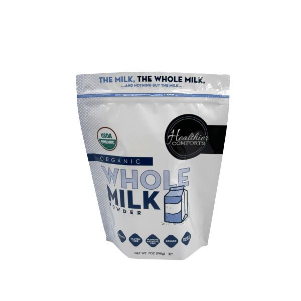 Quality Custom Digital Printed Aluminium Laminated Stand Up Bags with Ziplock for Whole Milk Powder Packaging for sale