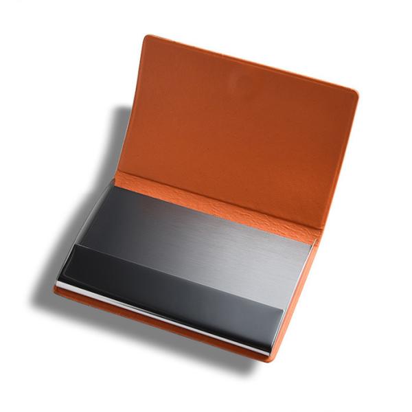 Quality Customized PU Laminated Aluminium Atm Card Holder Anode Oxidizing for sale