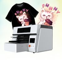 Quality High Speed DTG Printer With EPSON I1600*2 Print Head And CMYK White Ink Color for sale